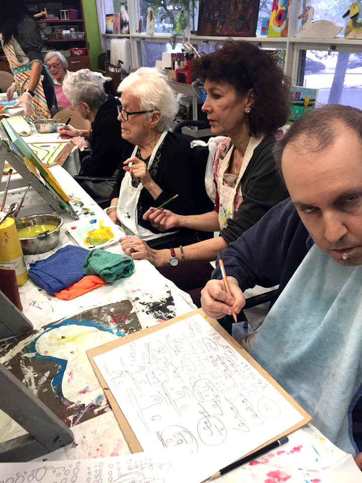 "Drawn Together" exhibition of artwork by the participants of the DBM ...